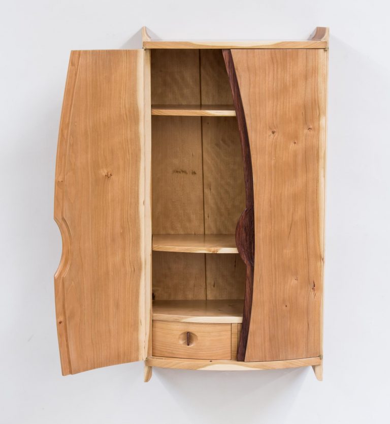 Owl Ears, Bow front cabinet « The Krenov School of Fine Furniture